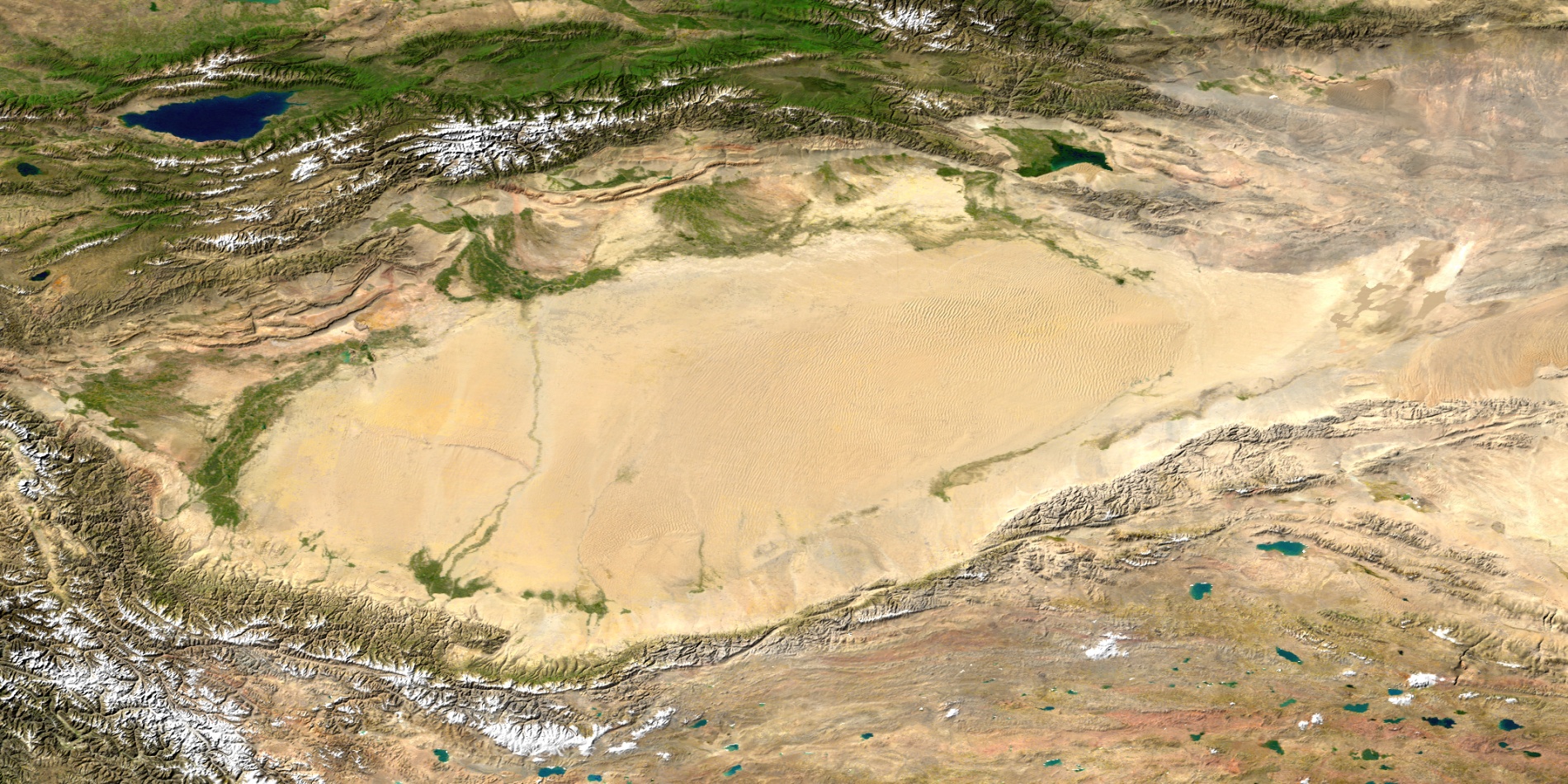 Naissance du désert du Taklamakan en Asie centrale – L'univers de la ...