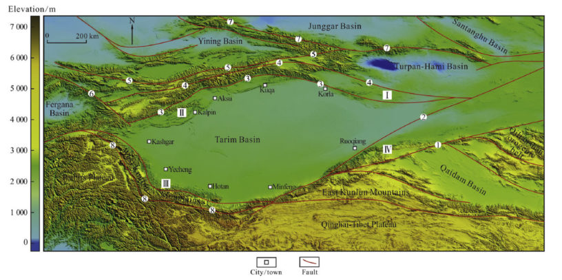 Histoire géologique du bassin du Tarim – L'univers de la géologie